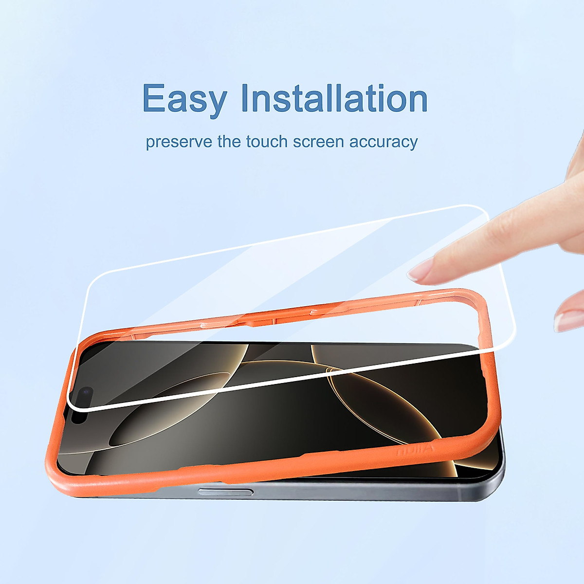 Ailun 3 Pack Screen Protector for iPhone 16 Pro Max [6.9 inch] + 3 Pack Camera Lens Protector with Installation Frame,Sensor Protection,Dynamic Island Compatible,Case Friendly Tempered Glass Film