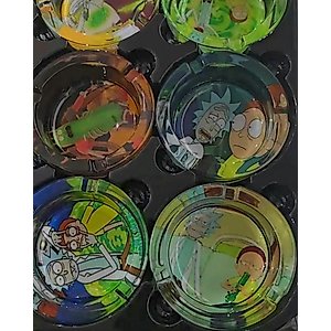 Glass ashtray (Design 1), One Size