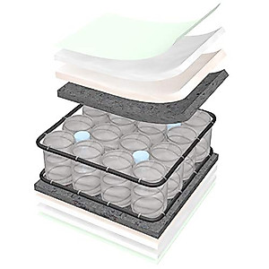 Simmons Kids SlumberTime Paloma 4-in-1 Convertible Baby Crib & Ultra Deluxe 2-in-1 Innerspring Crib and Toddler Mattress, Rustic Grey