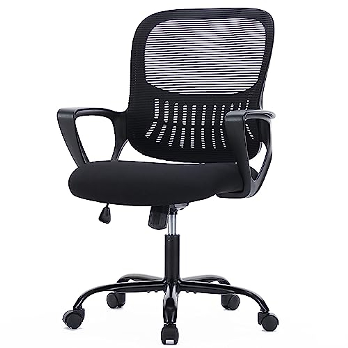 Office Chair, Ergonomic Office Chair Computer Chair Mesh Home Office Desk Chairs with Armrests, Rolling Swivel Chair with Lumbar Support Height Adjustable
