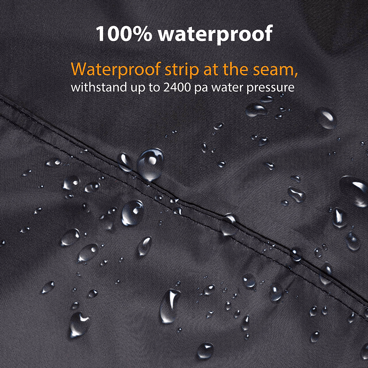 nomiou Mobility Scooter Cover Heavy Duty Black Protects from Snow Rain Dust and Sun