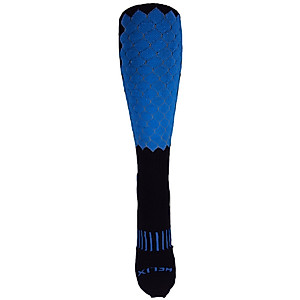 MOXY Socks Black with Blue Helix Deadlift Fitness Knee-High Socks