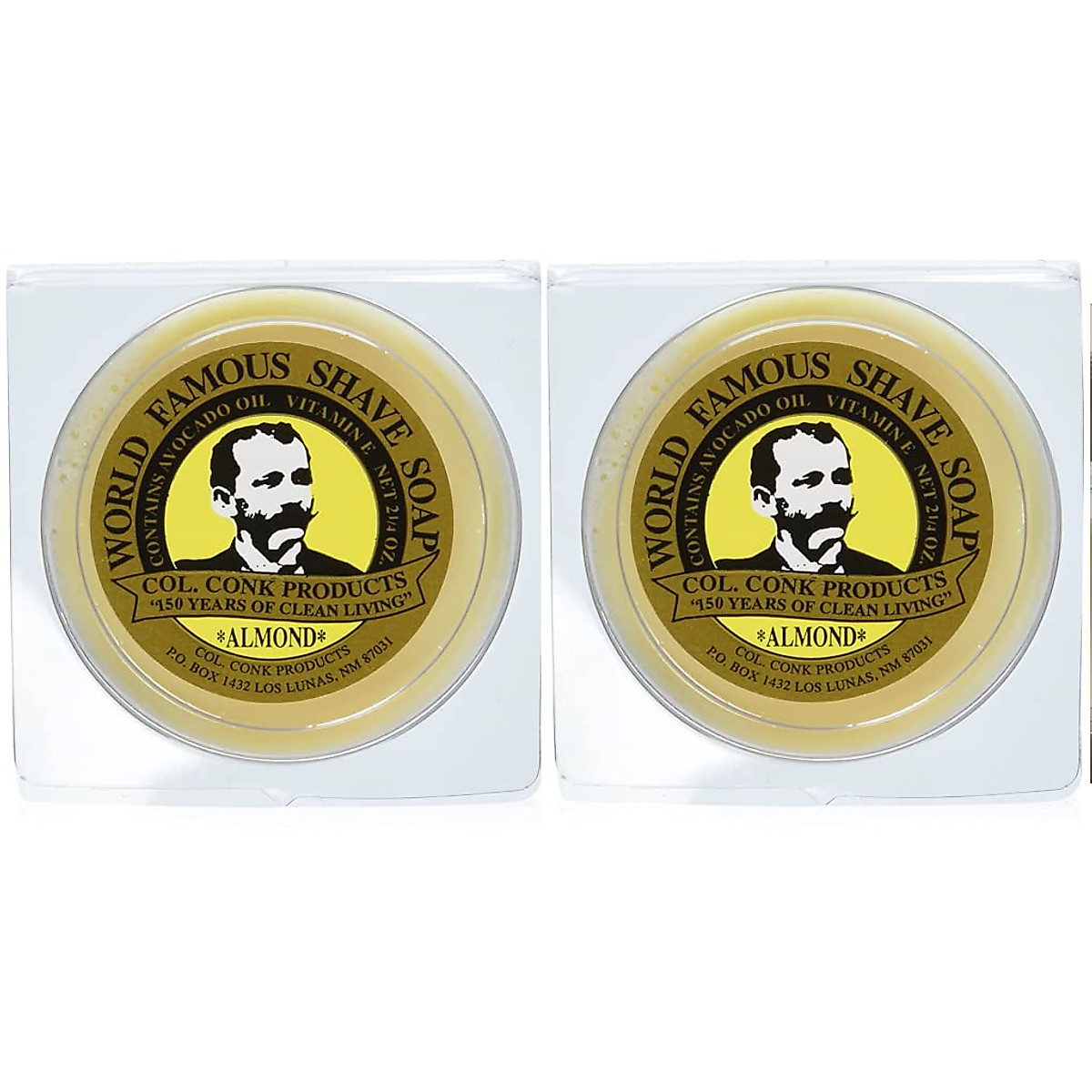 COL CONK ALMOND SHAVE SOAP