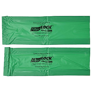 AllergyZone FilterLock Furnace Filter Slot Seal – Magnetic Seal Cover for Any 1” Furnace Filter, Up To 25” Long, Reduce HVAC Air Leaks, Green