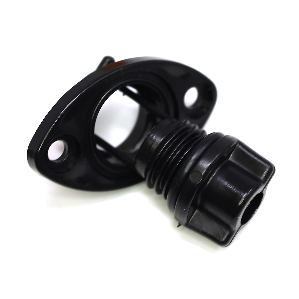 JSP Manufacturing Universal Kayak Plastic Drain Plug and Base Assembly Kit for Pelican Kayaks/Lifetime Kayaks/Wilderness System (1)