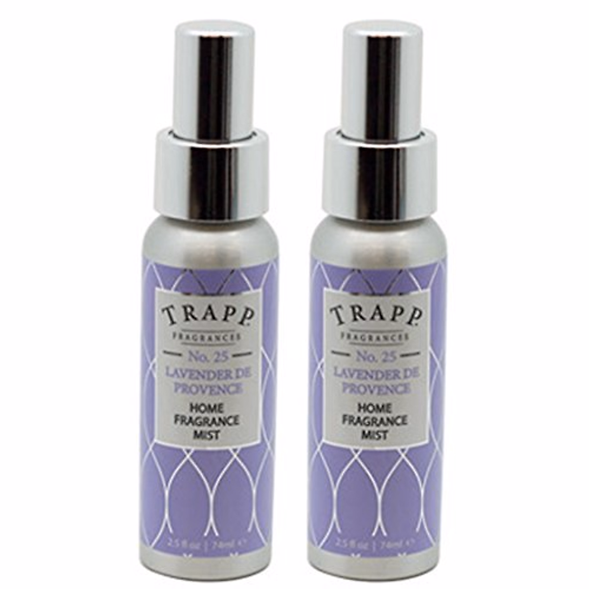 Trapp Home Fragrance Mist, No. 25 Lavender de Provence, 2.5-Ounce (2-Pack)