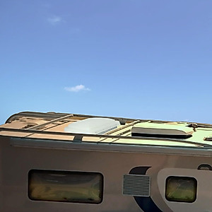 Jack Boss 2 Pack Set Roof Vent Cover, 14 Inch Replacement Vent Lid for Inside RV Trailer Camper Motorhome, White