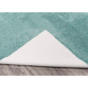 Garland Rug Room Size Washable Bathroom Carpet, 5-Feet by 6-Feet, Sea Foam
