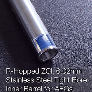 Elvish Tac R-Hopped ZCI 6.02 Tightbore Barrel Modify Flat-Hop Bucking ZCI CNC Hopup S-Nub AEG R-Hop RHop (380)