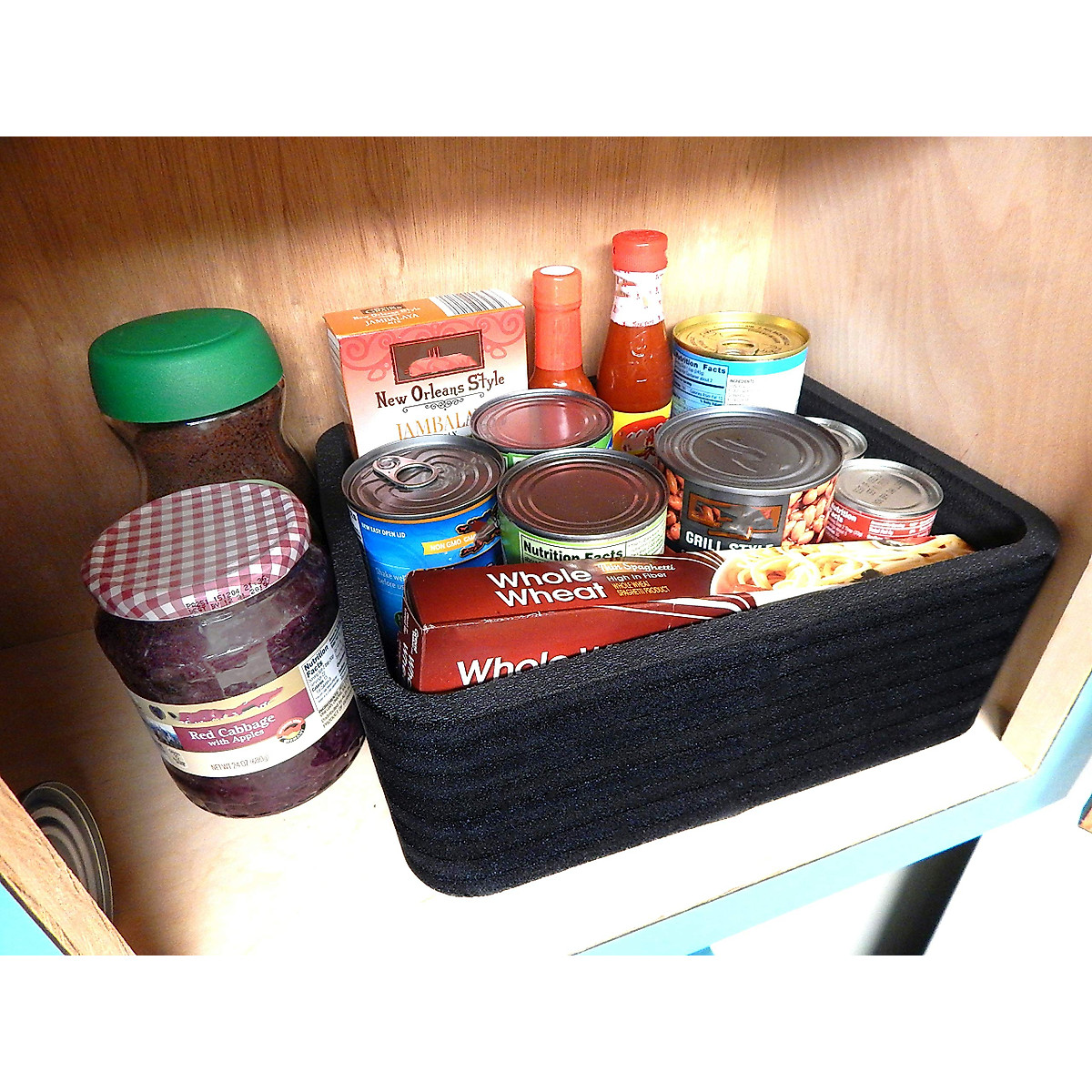 Polar Whale 3 Large Food Storage Organizers Bin Tray for Kitchen Pantry Refrigerator Freezer Cabinet Cupboard for Snacks Produce Pasta Vegetables Waterproof Washable 10" Wide x 12" Long - 3 Pack