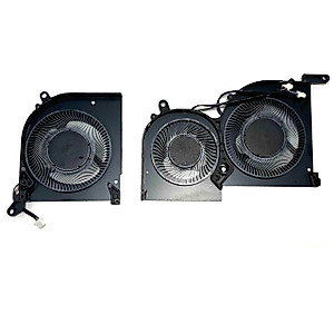 BestParts New CPU+GPU Fan Replacement for MSI Stealth GS66 (12th Gen Processor), 2x Cooling Fans, 2.5W, 6000 RPM, 5V, 4-Pin, 41dB, Laptop