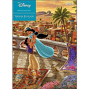 Disney Dreams Collection by Thomas Kinkade Studios: 12-Month 2024 Monthly/Weekly