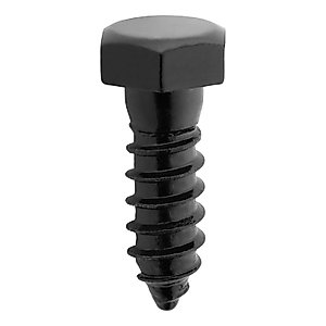 National Hardware N800-123 Lag Screw 1/2" x 1 1/2", Black,12