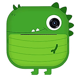 Kids Instant Print Camera | Mini Kids Camera with 2.4in HD Large Screen & Dual Lens - Kids Selfie Digital Camera Electronic Travel Game for Boys and Girls Birthday Gifts Huugy