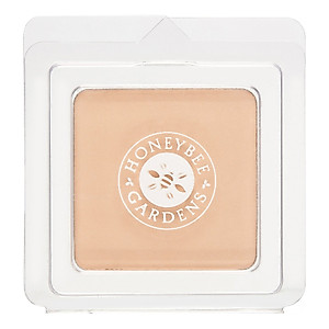 Honeybee Gardens Pressed Mineral Powder Foundation Refill, Luminous, Lightly Warm Neutral Shade, Adjustable Coverage, Natural Finish, With Botanical Extracts And Vitamin E, 7.5g