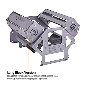 SoloSwap™ Chevy LS Mock Up Engine Swap Short-Block, No Head, Includes Hardware for Easy Assembly, 18 Pounds and Accepts Stock or Aftermarket LS Cylinder Heads