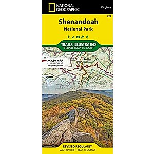 Shenandoah National Park Map (National Geographic Trails Illustrated Map, 228)