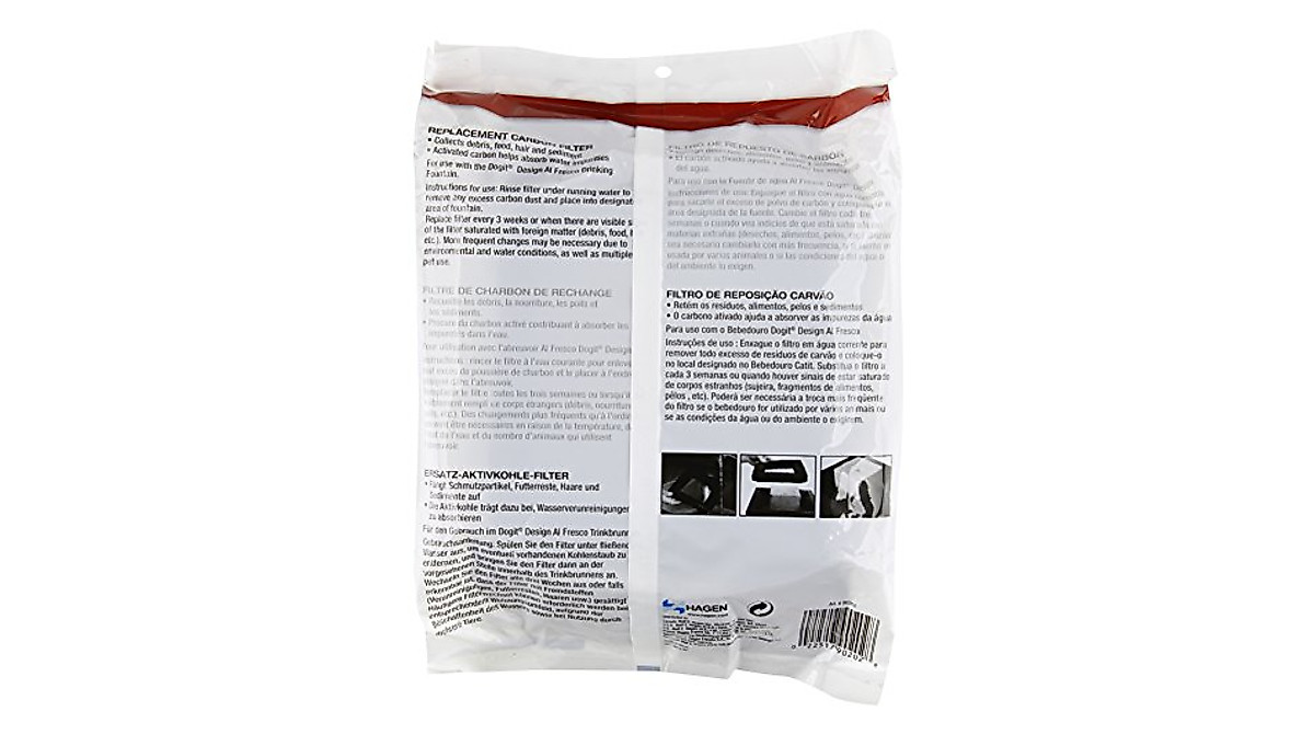 Dogit Alfresco Elevated Water Bowl Filters - 2 Pack
