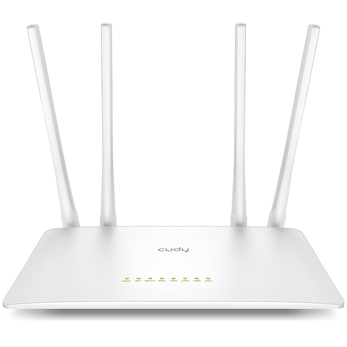 Cudy AC1200 Smart WiFi Router, WiFi Extender, Wireless Access Point, WISP, 5GHz Dual Band Wireless Internet Router, 10/100Mbps LAN, 5 dBi Antennas, VPN, Guest WiFi, AP Mode, WR1200