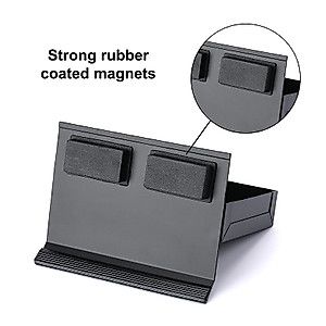 Mayouko Magnetic Toolbox Shelf, Tray and Holder, 4-Piece Magnetic Toolbox Tray Set Tool Box Cabinet Side Shelf Storage, Workshop