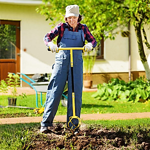 Altdorff Manual Twist Tiller Garden Claw, Gardening Hand Tiller with a Removable Big Claw, Steel Cultivator Tiller Lawn Aerator Soli Lossener for Gardening Bed and Plant Box