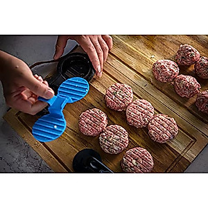 Napoleon Barbecue Grill Accessory 70060 - Gourmet Burger Press Kit - Hamburger Press, Slider Press, Make Homemade Hamburgers and Sliders, Easily Make Stuffed Burgers on BBQ, Dishwasher Safe