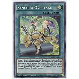 Yugioh Synchro Overtake - DAMA-EN067 - Secret Rare - 1st Edition