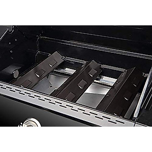 Adviace 7 9/16 inch Grill Carryover Crossover Tubes for Brinkmann Grill Replacement Parts 810-2410-S, 810-4580-S, Stainless Steel Crossover Channels for Brinkmann, Members Mark Grill (3-Pack)