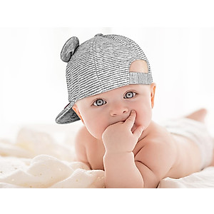 Sun Hat for Baby Boy Girl, Soft Cotton Hat for Baby Toddler, Kids Baseball Caps for Little boy Girl Spring Summer Sun hat (3-12 Months