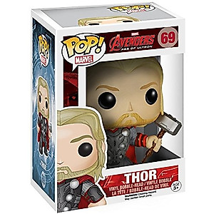 POP Marvel: Avengers 2 Age of Ultron - Thor Funko Pop! Vinyl Figure (Bundled with Compatible Pop Box Protector Case), Multicolored, 3.75 inches