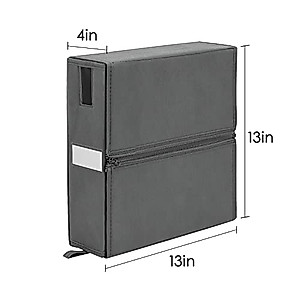 Fixwal 3 Pack Bedding Organizer Storage Bins Foldable Storage Containers with Sturdy Fabric Collapsible Zipper Boxes for Sheet Set or Duvet Cover Set (Full, Twin, Queen Size)