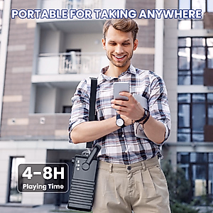 VerkTop Karaoke Machine, Portable Karaoke Systems for Adults & Kids Bluetooth Karaoke Speaker Machine with Disco Lights and Wired Microphone