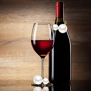 14 Packs Pearl Napkin Ring Adjustable Metal Napkin Ring Holder Serviette Buckle Holder for Valentine's Day Easter Family Gathering Dinner Party Wedding Decor Thanksgiving Day