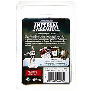 Star Wars Imperial Assault Board Game IG-88 Assassin Droid VILLAIN PACK - Epic Sci-Fi Strategy Game for Kids and Adults, Ages 14+, 1-5 Players, 1-2 Hour Playtime, Made by Fantasy Flight Games
