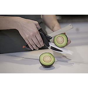 Clever Cutter 2-in-1 Knife & Cutting Board- The Original Quickly Chops Your Favorite Fruits, Vegetables, Meats, Cheeses & More in Second, Replace your Kitchen Knives and Cutting Boards