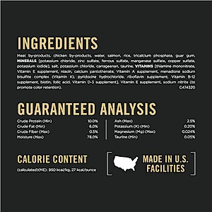 Purina Pro Plan Urinary Tract Health With Salmon Classic Wet Cat Food Pate - (Pack of 24) 3 oz. Pull-Top Cans