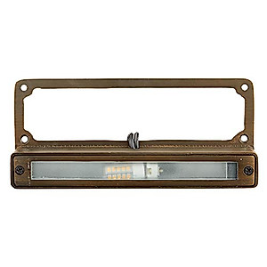 VOLT Cast Brass 12V Undercover Hardscape Light (Bronze) with 3W 2700K G4 LED Bulb