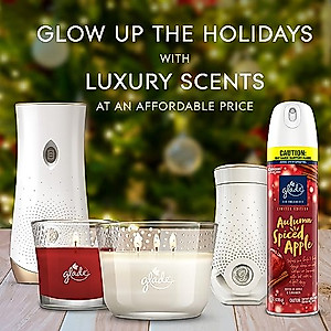 Glade Candle Jar, Air Freshener, Autumn Spiced Apple, Limited Edition Scent, 3.4 oz, 2 Count