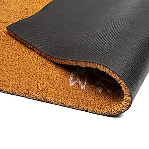 Juvale Thanksgiving Welcome Mat for Front Door,-Outdoor-Fall Rug for Porch, Give Thanks (30 x 17 in)