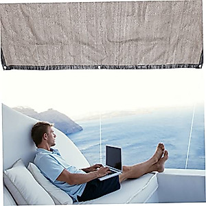 YARNOW Shade Net Outdoor Shade Cloth Plant Shade Cloth Brown Lamp Shade Patio Sun Shade Netting Greenhouse Shade Nets Cloth Sunblock Shade Cloth Sunblock Mesh Sun Mesh Shade Sunshade Net
