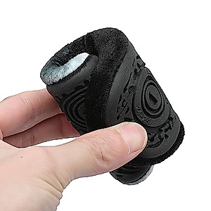 Girls Boys Home Slippers Warm Dinosaur House Slippers For Toddler Fur Lined Winter Indoor shoes Black Gradient 10-10.5 Toddler