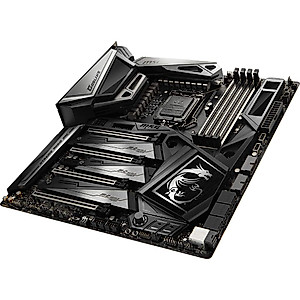 MSI MEG Z390 GODLIKE LGA1151 (Intel 8th and 9th Gen) M.2 USB 3.1 Gen 2 DDR4 Wi-Fi SLI CFX Extended ATX Z390 Gaming Motherboard