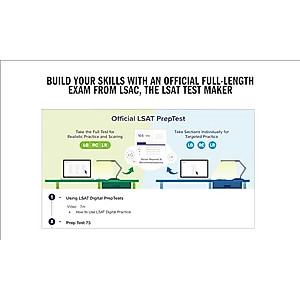 LSAT Logic Games Prep 2023: Real LSAT Questions + Proven Strategies + Online (Kaplan Test Prep)
