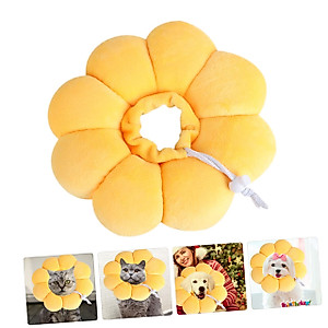 balacoo 3pcs Compound Cone Collar Breathable cat Collar Adjustable cat Collar pet Recovery Cone cat Recovery Collar cat cat Neck Collars Dog Cone Donut Decor Portable Cotton