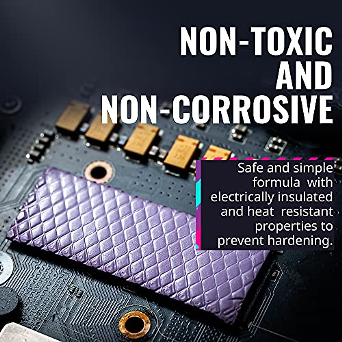 Cooler Master Thermal Pad 1.0 mm High Performance Thermal Pad, Conductivity W/m.k= 13.3m, Nano Elements Rapid Cooling, Double-Sided Adhesive for Electronics and Devices (TPX-NOPP-9010-R1)
