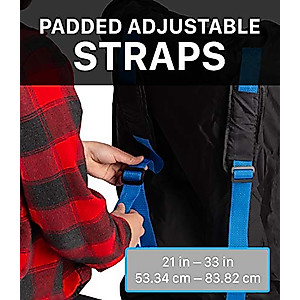 Fosmon Airplane Car Seat Travel Bag Adjustable Shoulder Strap Padded Nylon Backpack Style Universal Size