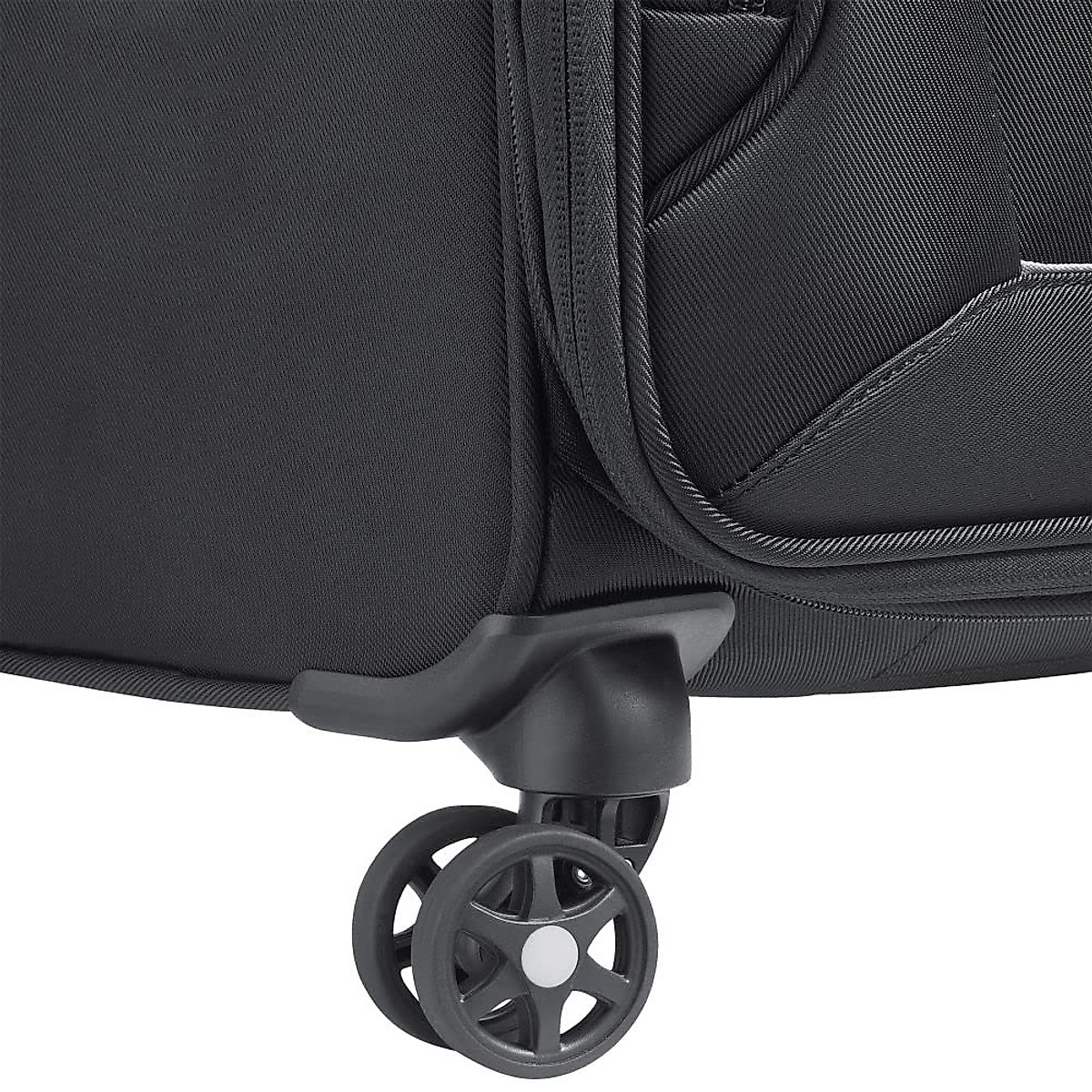Delsey Mixed OPTIMAX LITE 55CM Slim 4 Double Wheels Cabin Trolley CASE, Black, standard size