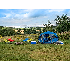 Coleman Tent Octago, 3 Man Tent Ideal for Camping in The Garden, Dome Tent, Waterproof 3 Person Camping Tent with Sewn-in Groundsheet