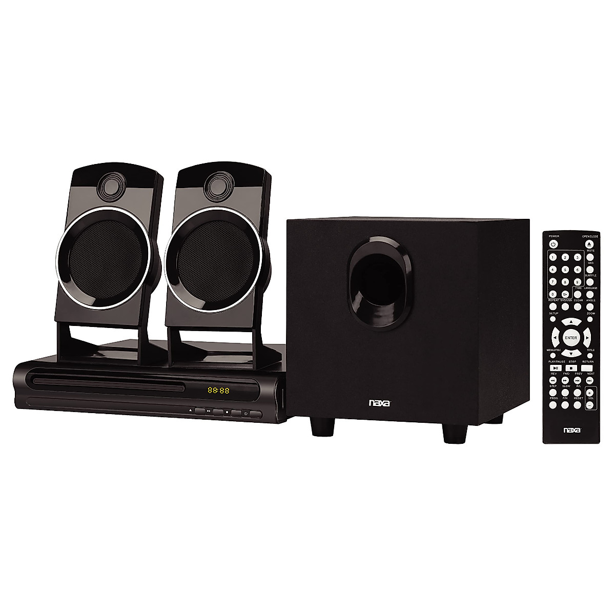 Naxa Electronics ND-863 2.1 Channel Home Theater DVD Speaker System
