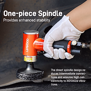 3inch Air Sander Angle Grinder with Roll Lock Wheel Set, Pneumatic Polishing Tool with 41pcs 3-inch sanding discs